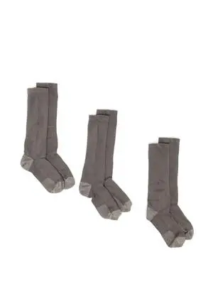 Boris Bidjan Saberi Ribbed-knit Socks Set - Grey