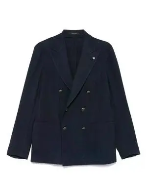 Tagliatore Double-breasted Blazer - Blue