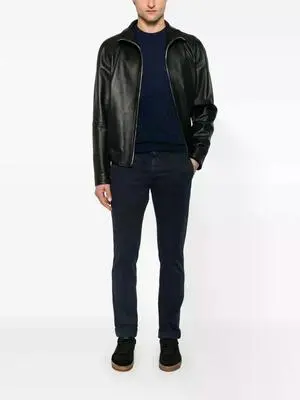 BALLANTYNE Patterned Jacquard Sweater