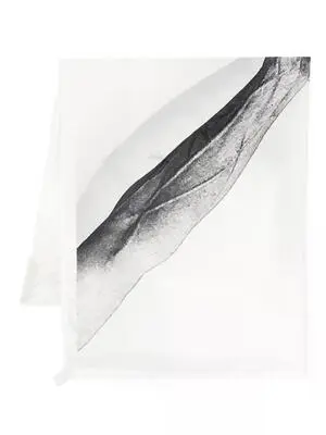 Rick Owens Flag Scarf - White