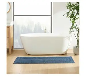 Eddie Bauer Logan Indigo Blue Bath Runner