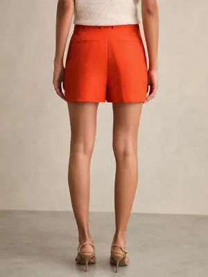 REISS Raine Tailored Linen Shorts