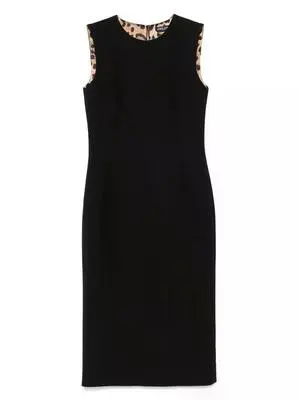 Dolce & Gabbana Dna Sleeveless Midi Dress - Black