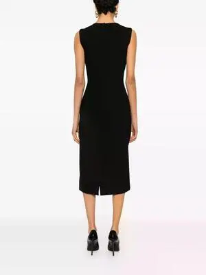 Dolce & Gabbana Dna Sleeveless Midi Dress - Black