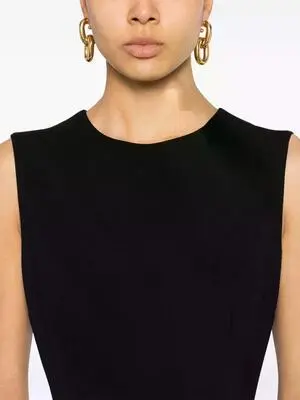 Dolce & Gabbana Dna Sleeveless Midi Dress - Black
