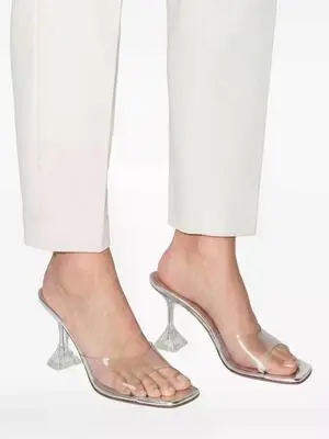 Amina Muaddi Lupita Glass Slippers