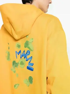 Marni Dripping Flower Logo Hoodie
