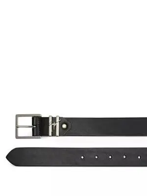 GIUSEPPE ZANOTTI Teodore Leather Belt - Black