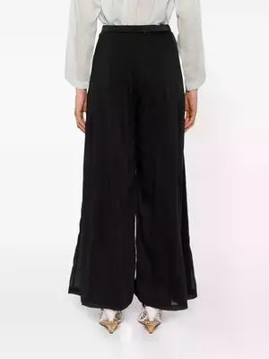 FORTE_FORTE Semi-sheer Palazzo Trousers