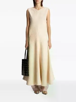 Khaite Mellie Maxi Dress - Neutrals