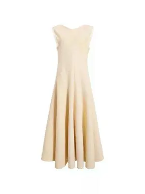 Khaite Mellie Maxi Dress - Neutrals