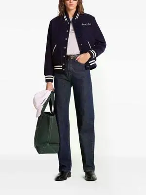 SPORTY & RICH Carlyle Varsity Jacket
