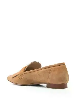 THEA MIKA Suede Loafers - Brown