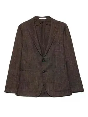 Tagliatore Mélange-effect Blazer - Brown