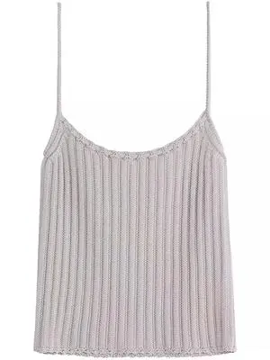 LANVIN Ribbed Knit Top