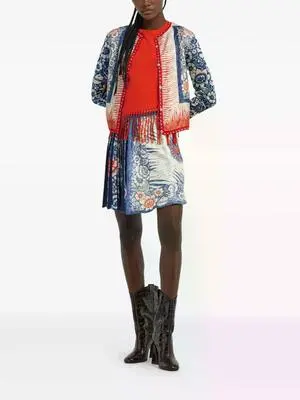 Roberto Cavalli Printed Mini Skirt