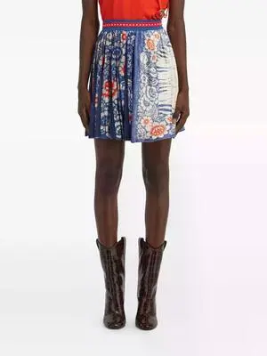 Roberto Cavalli Printed Mini Skirt