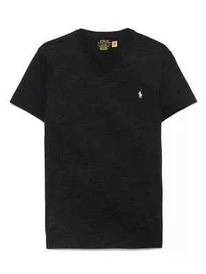 Polo Ralph Lauren Cotton V-neck T-shirt - Black