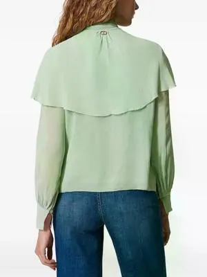 TWINSET Flounces Blouse - Green