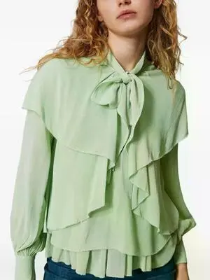 TWINSET Flounces Blouse - Green