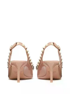 Valentino Garavani 60mm Rockstud Bow Slingback Pumps - Pink