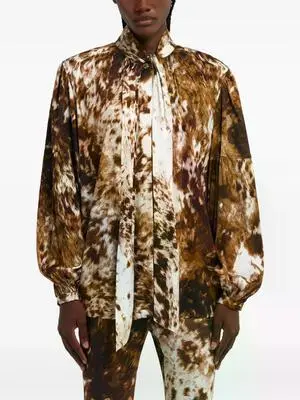 Roberto Cavalli Appaloosa-print Shirt