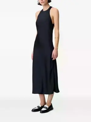 Claudie Pierlot Satin Maxi Dress