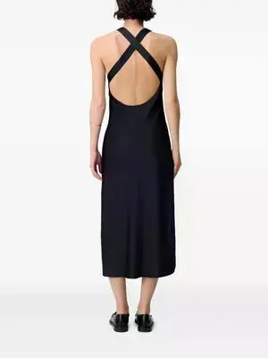 Claudie Pierlot Satin Maxi Dress
