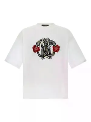 Roberto Cavalli Rc Monogram-print T-shirt