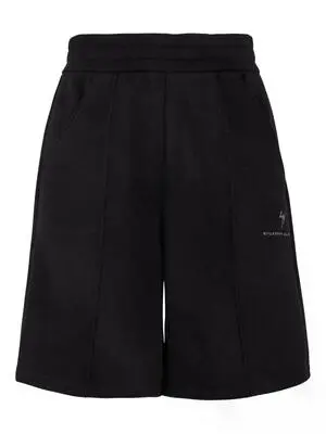 GIUSEPPE ZANOTTI Cotton Track Shorts - Black