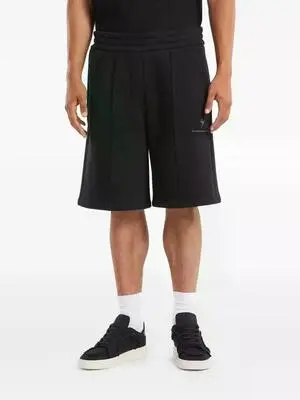 GIUSEPPE ZANOTTI Cotton Track Shorts - Black