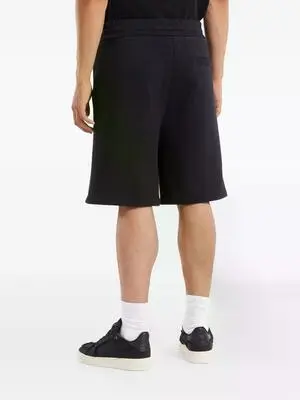 GIUSEPPE ZANOTTI Cotton Track Shorts - Black