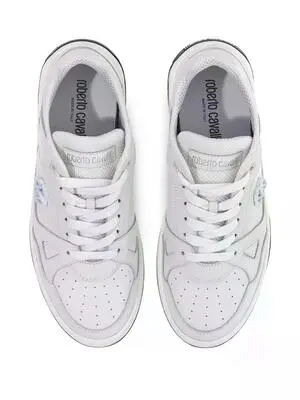 Roberto Cavalli Embossed Logo Trainers