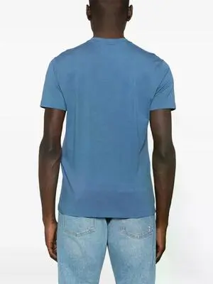 TOM FORD Embroidered-logo T-shirt - Blue