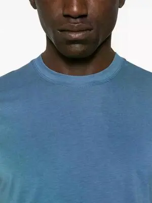 TOM FORD Embroidered-logo T-shirt - Blue