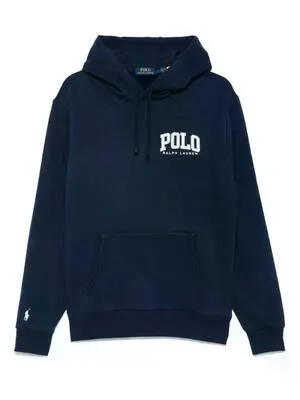 Polo Ralph Lauren Logo Fleece Hoodie - Blue