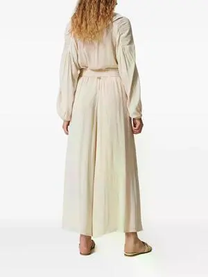 TWINSET Crepon Palazzo Trousers