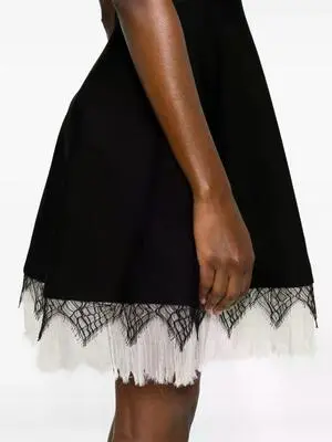 Alexander McQueen Cobweb-lace Mini Dress