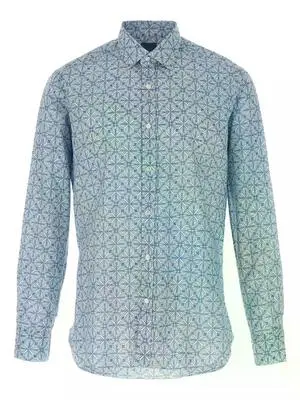 BARBA NAPOLI Patterned Long-sleeve Shirt
