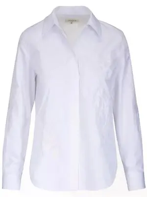 Lafayette 148 New York Spread Collar Shirt
