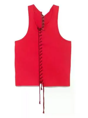 Lace Up Vests For Men