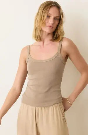 Marine Layer Lexi Sun-in Crop Rib Camisole
