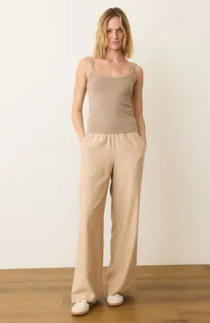 Marine Layer Lexi Sun-in Crop Rib Camisole