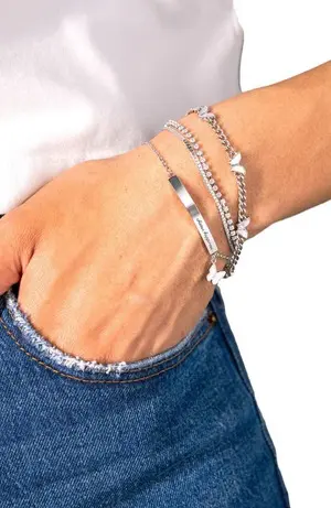 ALEX AND ANI Butterfly Curb Chain Bracelet