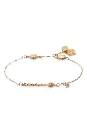 ALEX AND ANI Harry Potter™ Hermione Wand Bracelet - Gold