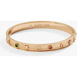 ALEX AND ANI Lucky Hinge Bangle Bracelet - Gold