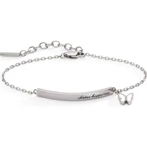 ALEX AND ANI Choose Happiness Bracelet - Silver