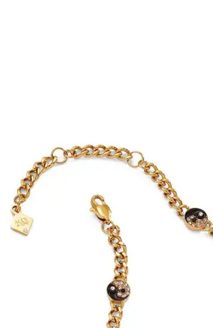 ALEX AND ANI Yin Yang Curb Chain Bracelet