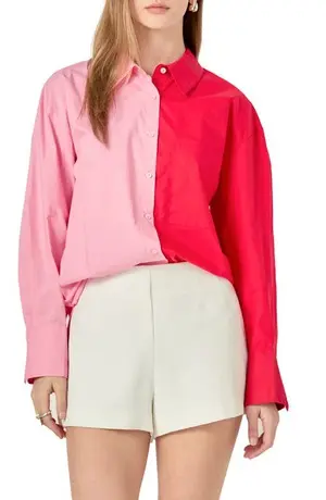 English Factory Long Sleeve Shirts For Women