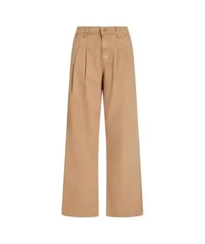 Veronica Beard Mia Stretch-cotton Twill Wide-leg Pants